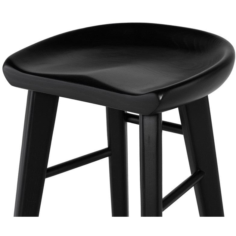 Nuevo Kami Bar and Counter Stool - Solid Wood, Elegant Design – Bar Stool Gems